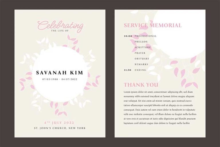 InkHive Printers - Personalised Funeral Order of Service Printing ...