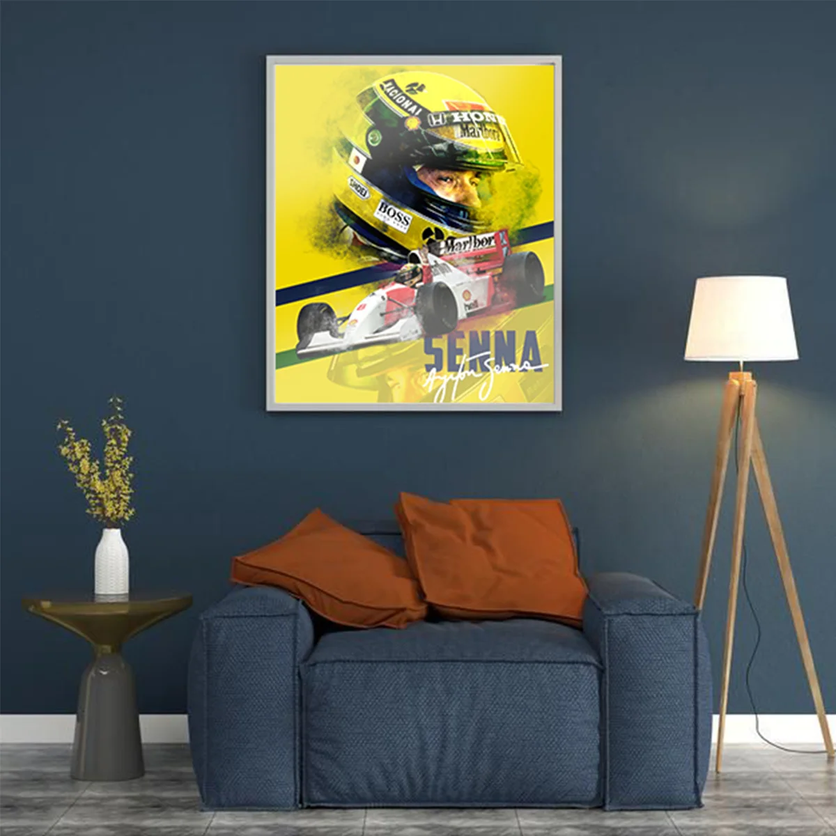 A2 Ayrton Senna Poster – Master of Speed - Local Waltham Cross and Enfield Printers - Inkhive ...