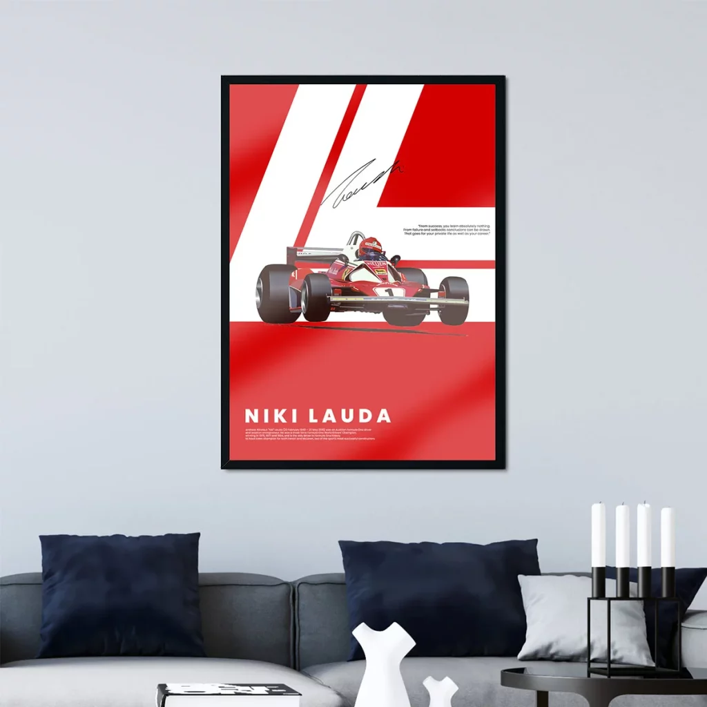A3 Formula 1 Poster - Tribute to a Champion – Niki Lauda - Local ...