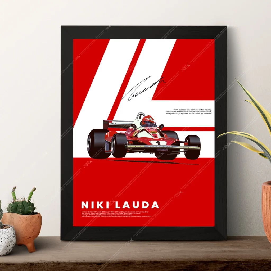 A1 Formula 1 Poster - Tribute to a Champion – Niki Lauda - Local ...