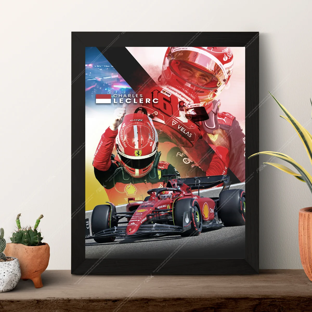 A1 Charles Leclerc Poster – Rising Talent - Local Waltham Cross and Enfield Printers - Inkhive ...