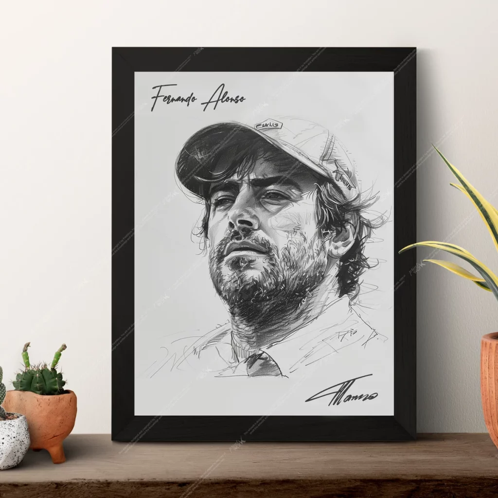 A1 Sketch - Fernando Alonso - Racing Mastery - Local Waltham Cross and ...