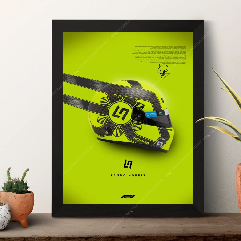 A3 Lando Norris Poster – Rising Star - Local Waltham Cross and Enfield ...