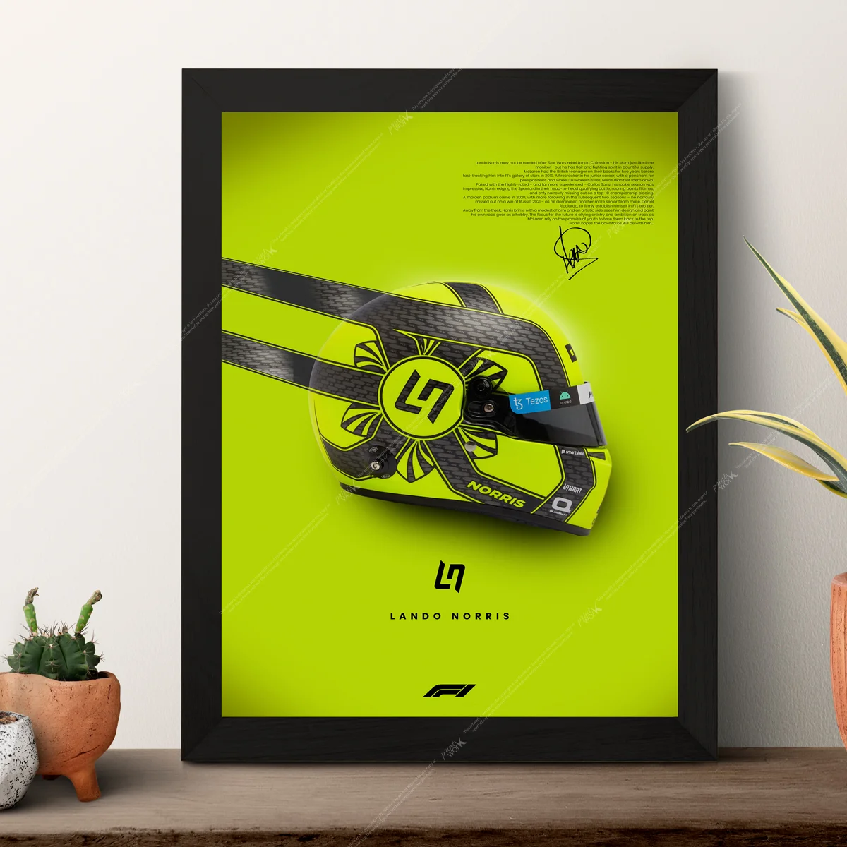 A2 Lando Norris Poster – Rising Star - Local Waltham Cross and Enfield Printers - Inkhive Printers
