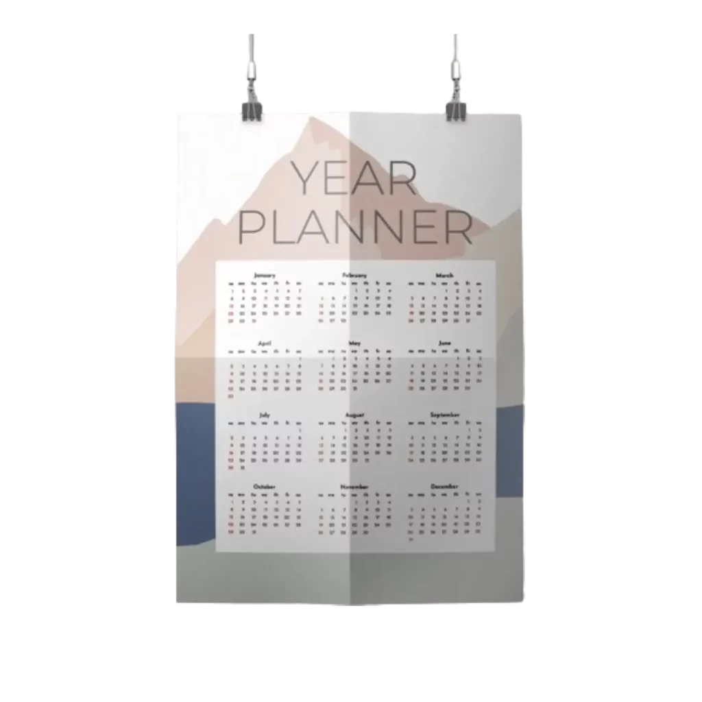 Wall Planners - Local Waltham Cross and Enfield Printers - Inkhive Printers