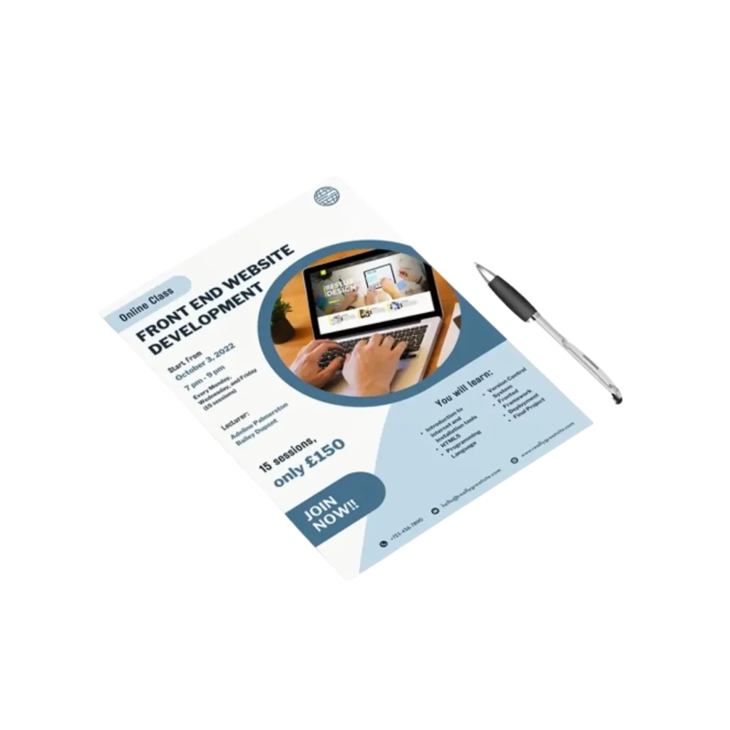 A4 Flyers & Leaflets - Local Waltham Cross and Enfield Printers ...