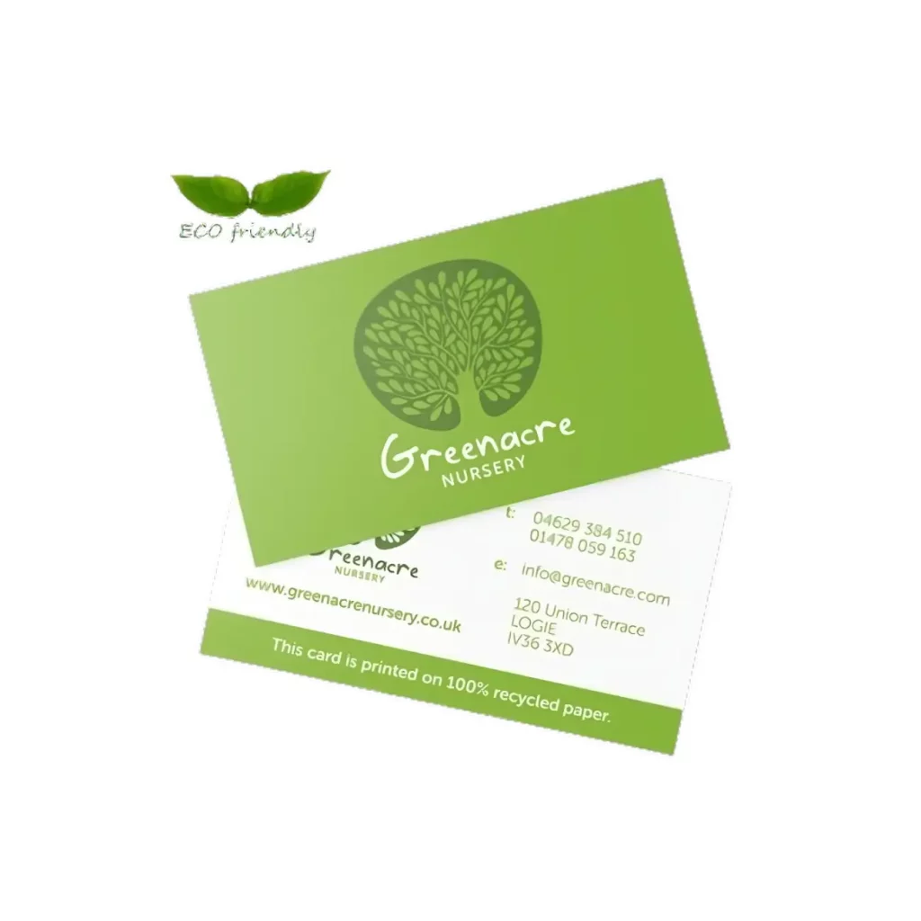 Eco-Friendly Business Cards - Local Waltham Cross and Enfield Printers ...