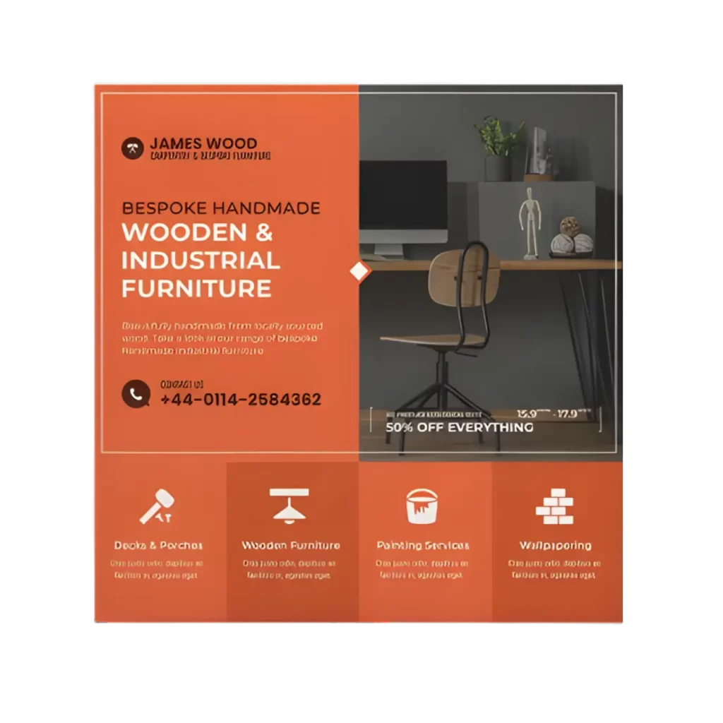 Square Flyers & Leaflets - Local Waltham Cross and Enfield Printers - Inkhive Printers