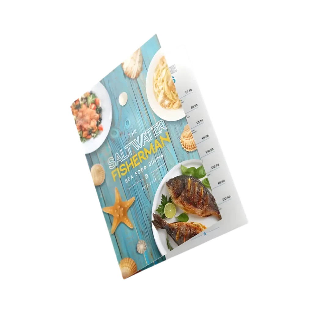 Stapled Brochure Menus – Laminated Throughout - Local Waltham Cross and ...