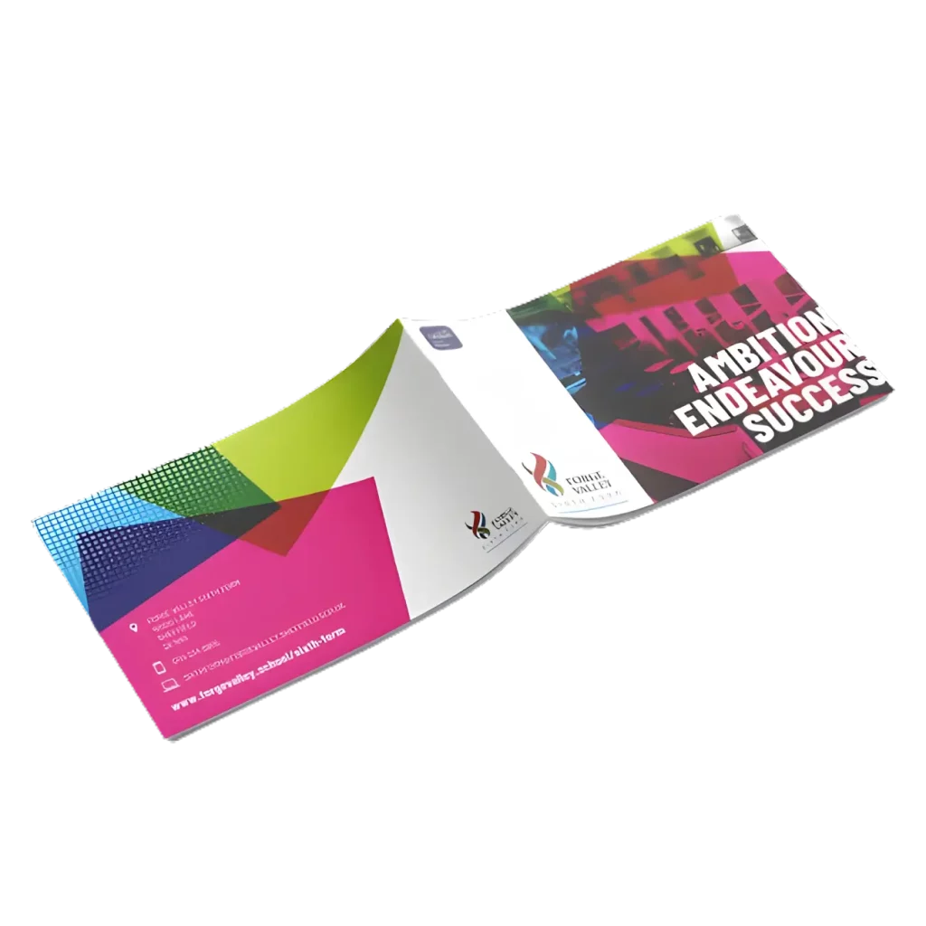 Stapled Brochure Menus – Laminated Throughout - Local Waltham Cross and ...
