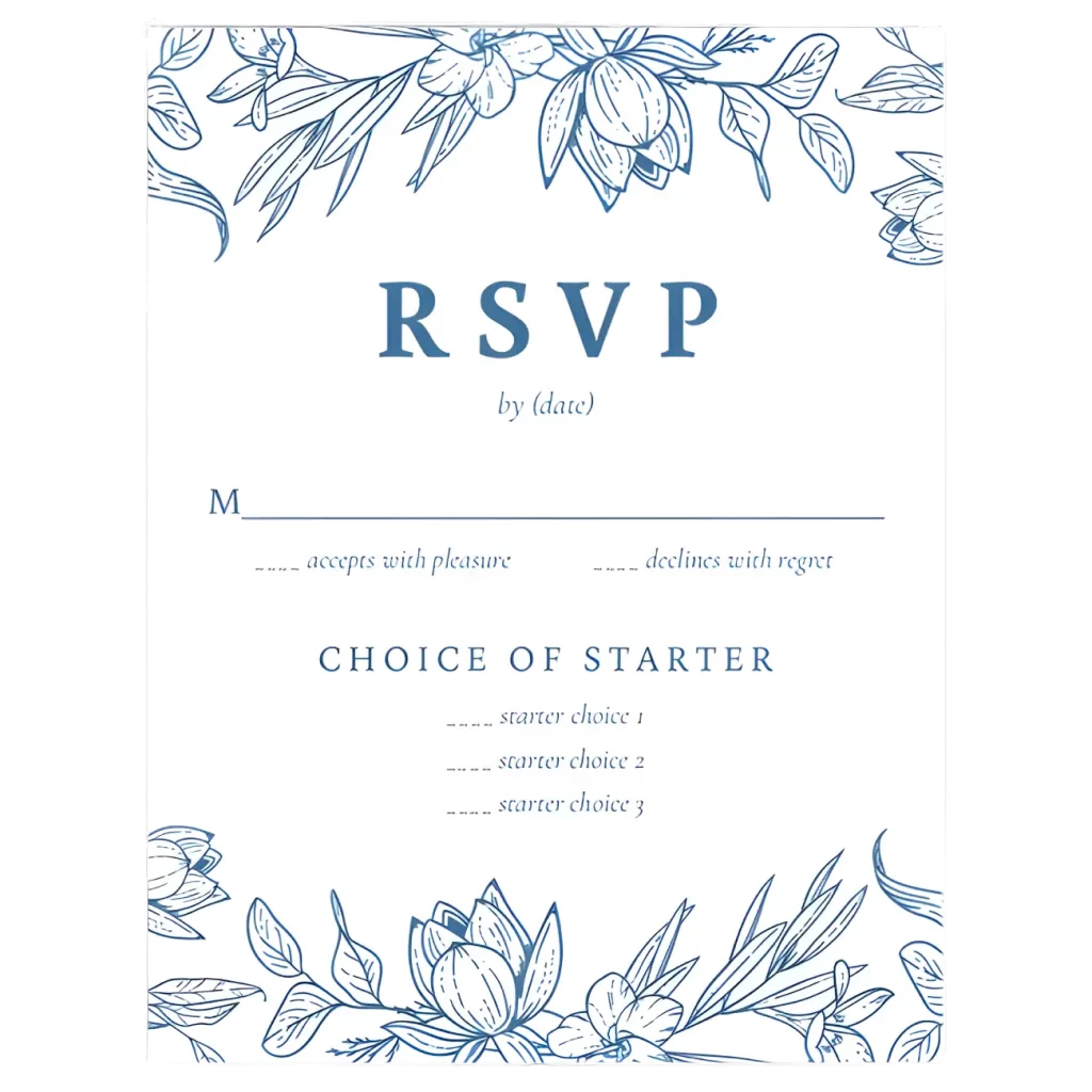 Wedding RSVP Cards - Local Waltham Cross and Enfield Printers - Inkhive ...