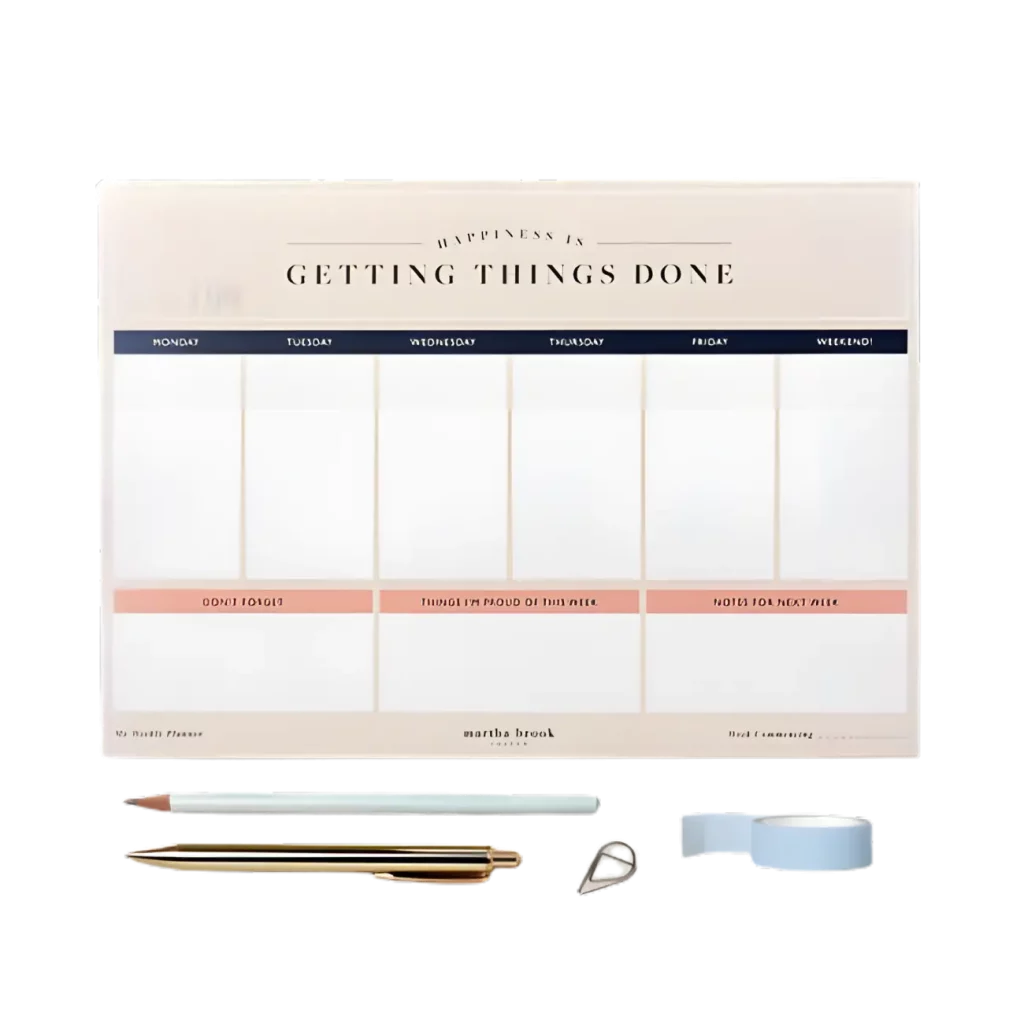 Weekly Desk Planners - Local Waltham Cross and Enfield Printers ...