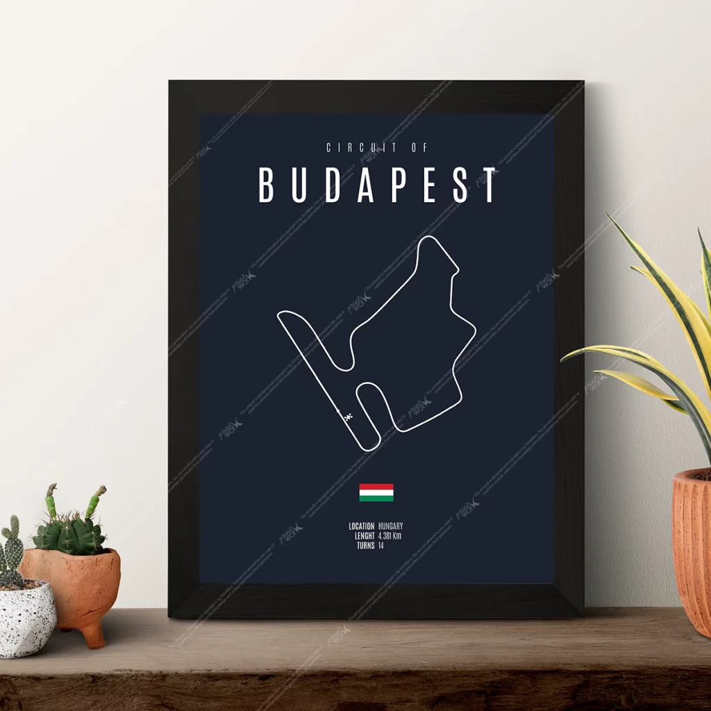 Circuit of Budapest - Racing Enthusiast’s Tribute - A3 - Local Waltham Cross and Enfield ...