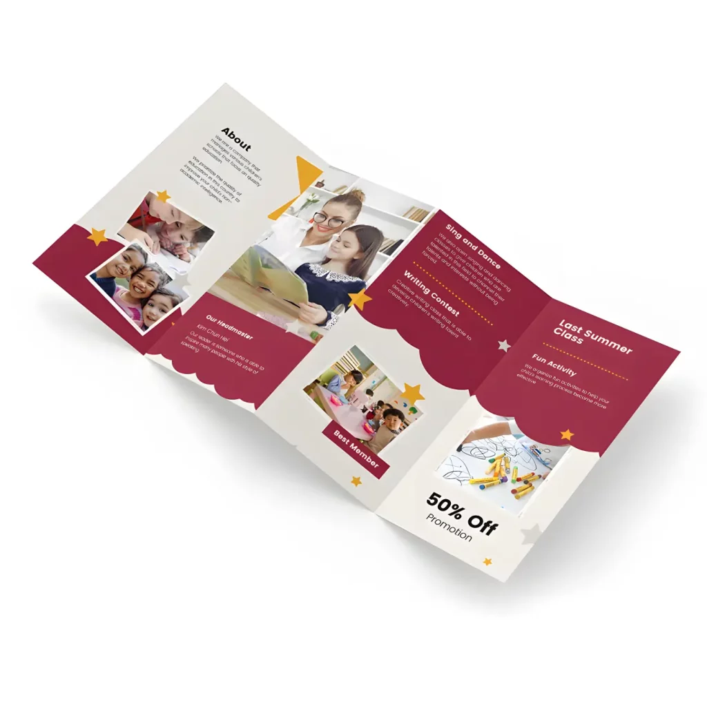 Cross Fold Leaflets - Local Waltham Cross and Enfield Printers ...