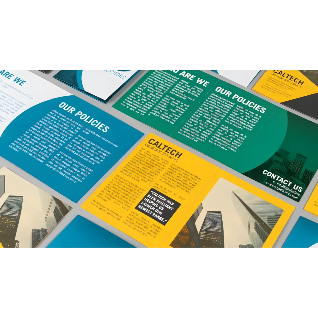 Custom Shape Fold Leaflets - Local Waltham Cross and Enfield Printers ...