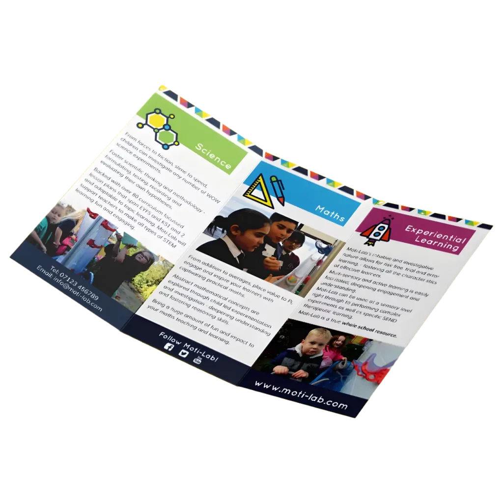 Roll Fold Leaflets - Local Waltham Cross and Enfield Printers - Inkhive ...
