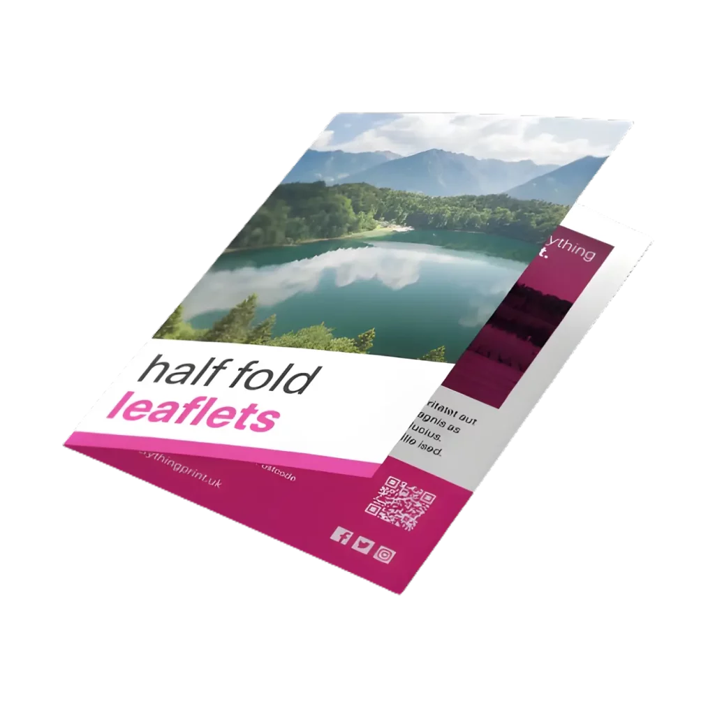 Half Fold Leaflets - Local Waltham Cross and Enfield Printers - Inkhive ...
