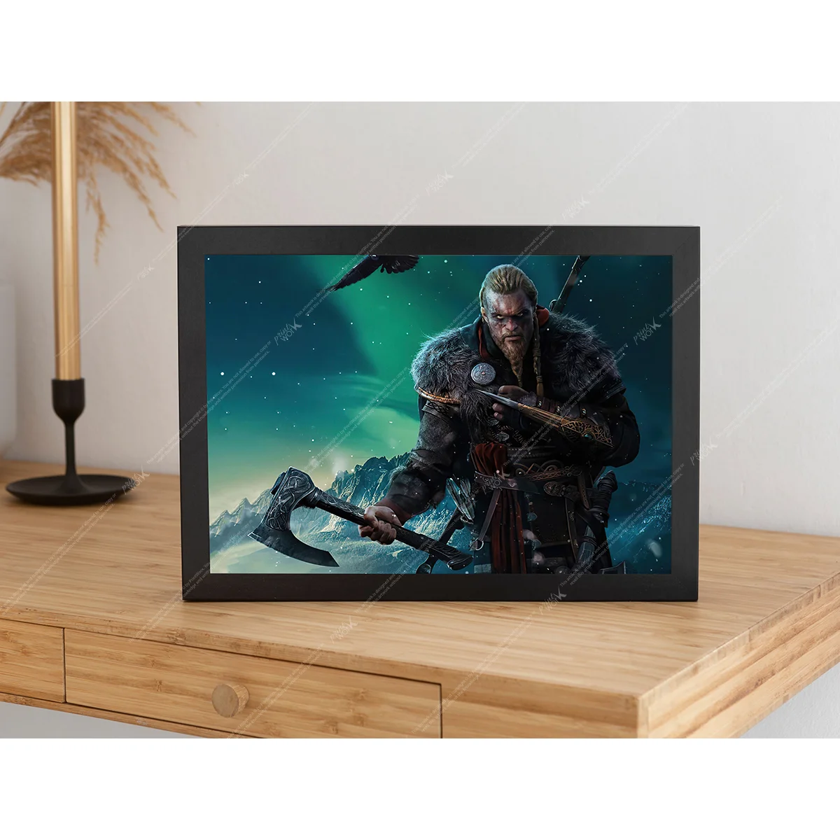 A3 Assassin’s Creed Valhalla Poster: The Saga Begins – Iconic Shield ...