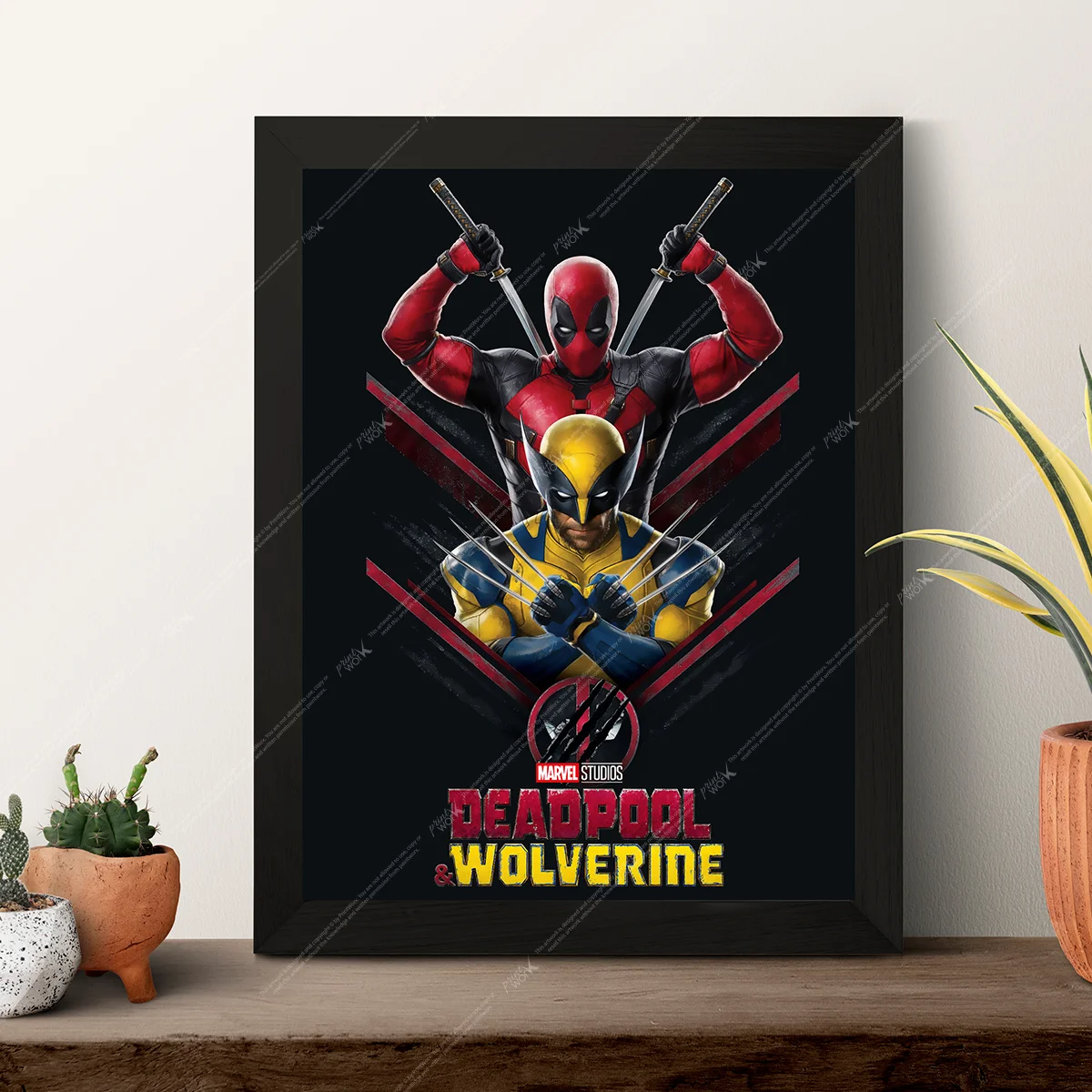 A3 Deadpool and Wolverine Poster – Compact Marvel Art Print - Local ...