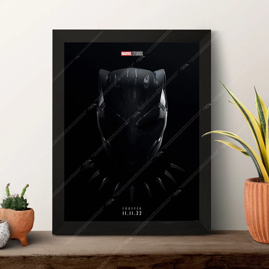 A3 Black Panther Poster: Warrior King – Epic Art Print - Local Waltham ...