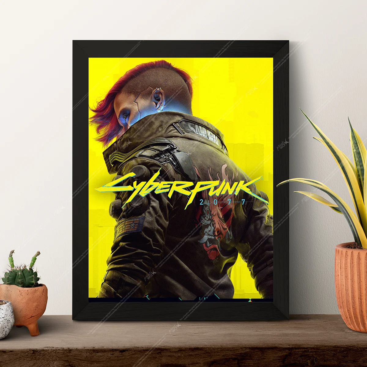 A2 Cyberpunk 2077 Poster: V – The Mercenary’s Journey Art Print - Local ...