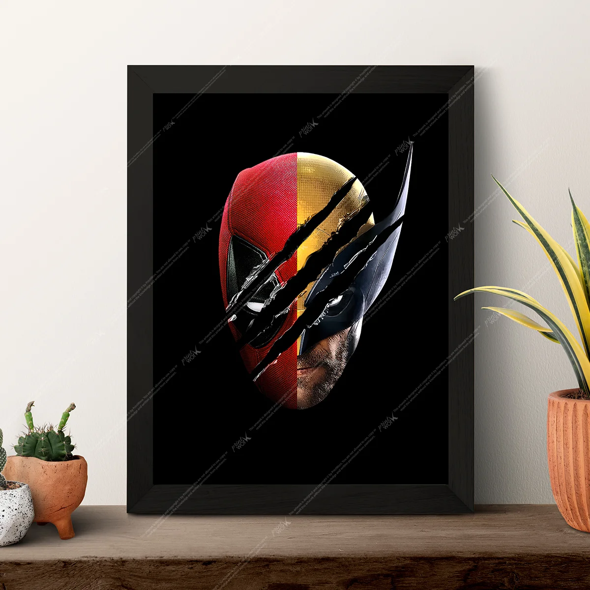 A3 Marvel Poster: Deadpool & Wolverine – Legendary Heroes Art Print ...