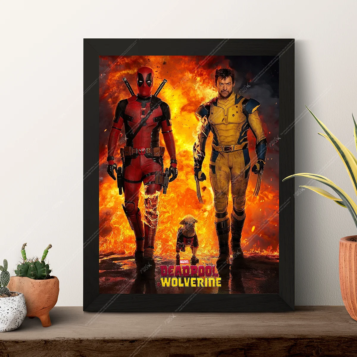 A3 Marvel Poster: Deadpool & Wolverine – Heroic Duo Art Print - Local ...