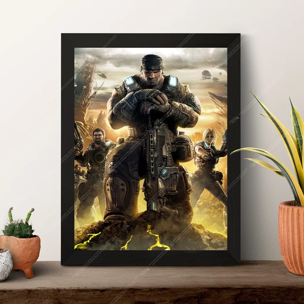 A2 Gears of War Poster: Brotherhood of Steel – Character Collage Art ...