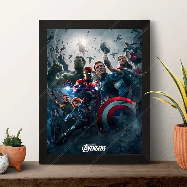 A3 Marvel Poster: Avengers – Legendary Team Art Print - Local Waltham ...