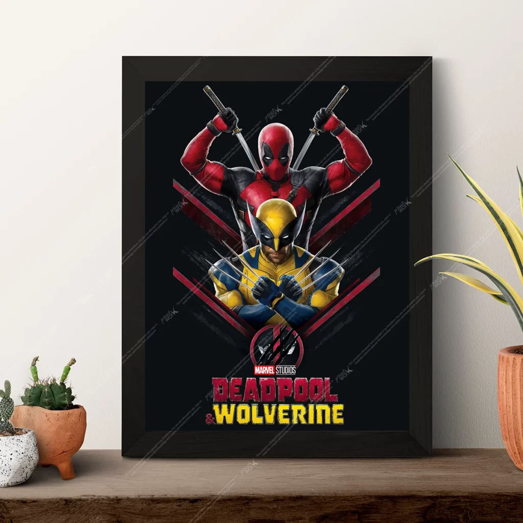 A1 Marvel Poster: Deadpool & Wolverine – Legendary Duo Art Print 2024 ...