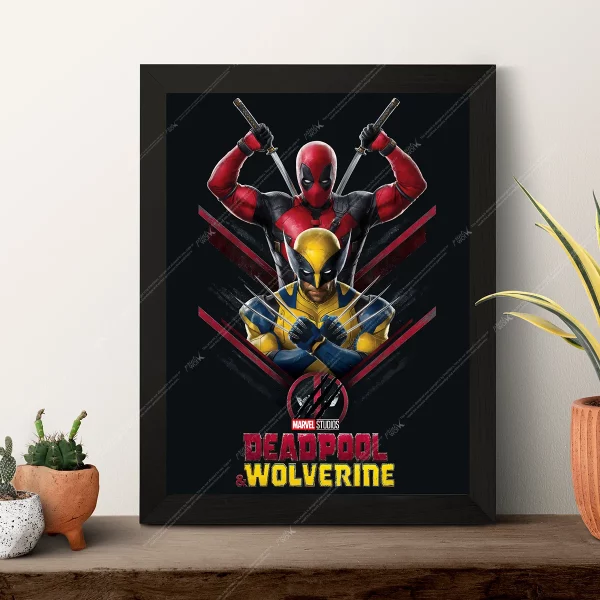 A2 Marvel Poster: Deadpool & Wolverine – Adventurous Duo Art Print 2024 ...