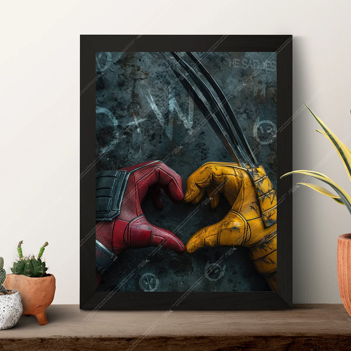 A3 Marvel Poster: Deadpool & Wolverine – Bold Duo Art Print - Local ...