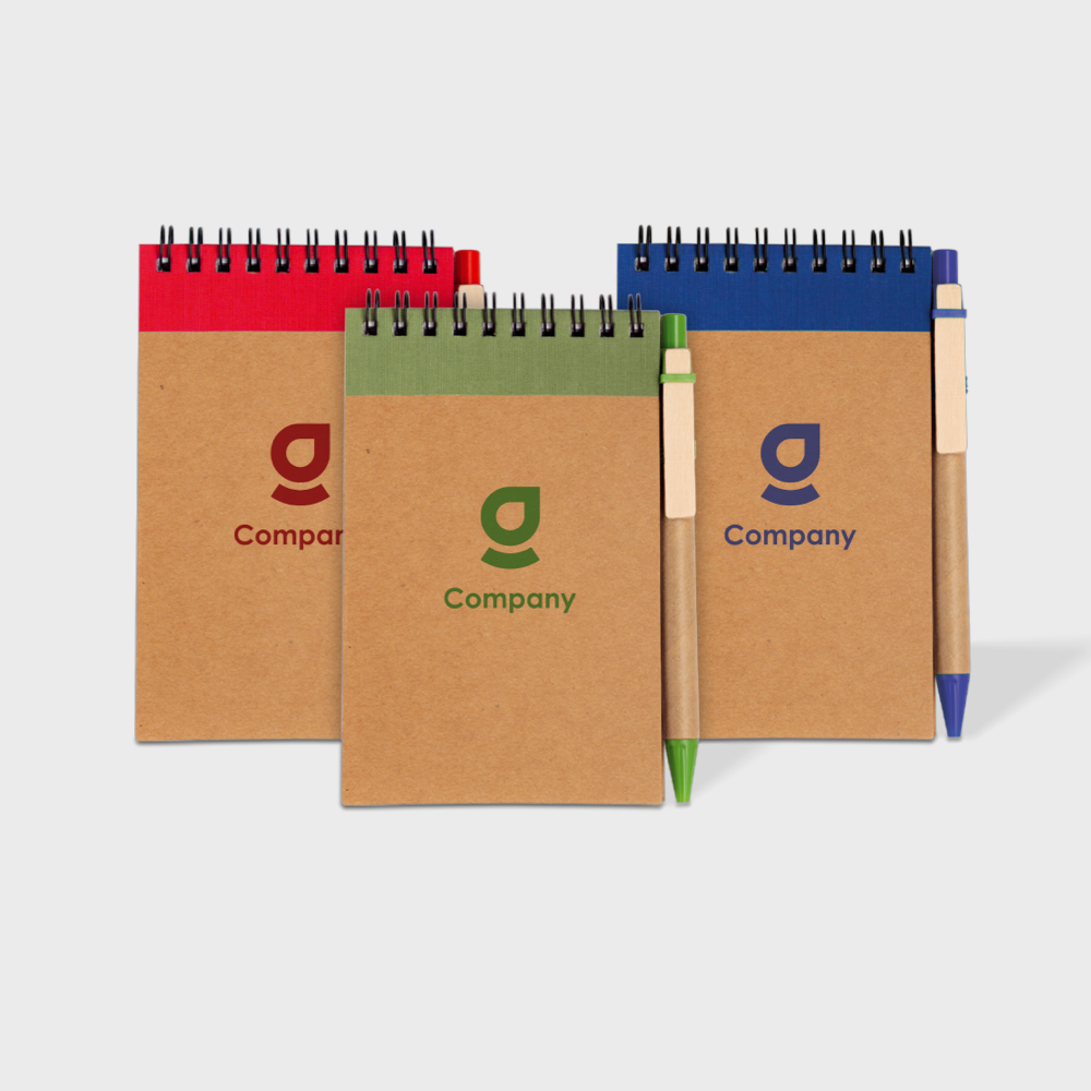 Cardboard Notebook A6 with Ballpoint - Local Waltham Cross and Enfield ...